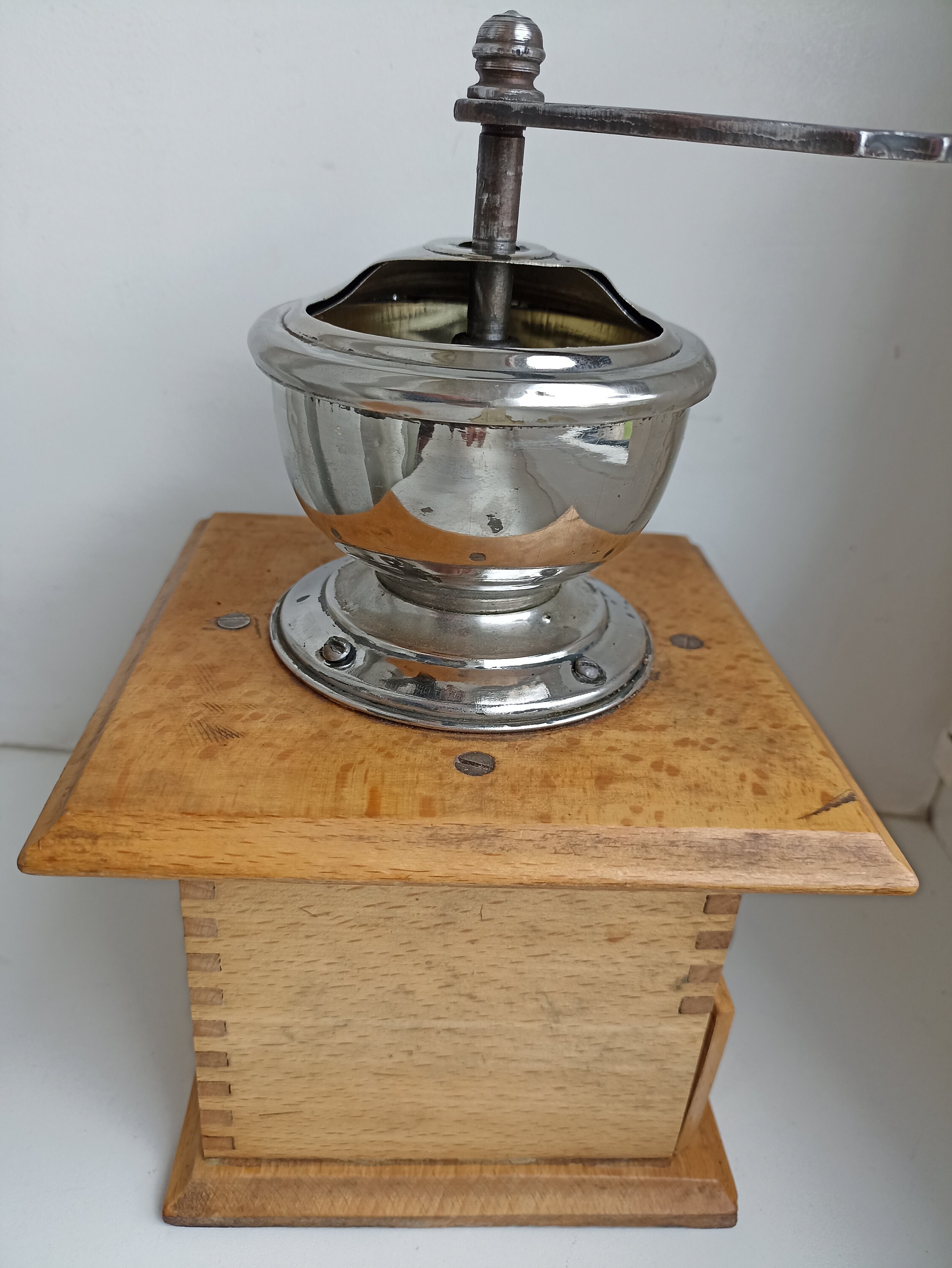 Antique German Wood Metal Coffee Grinder Mill in Working - Etsy