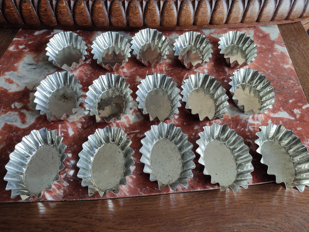 Vintage Swedish Set 15 Pcs. Sandbakkel Cookie Biscuit Cake Molds ...