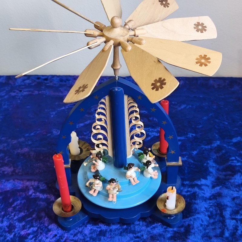 German Christmas Candle Spinner - Etsy