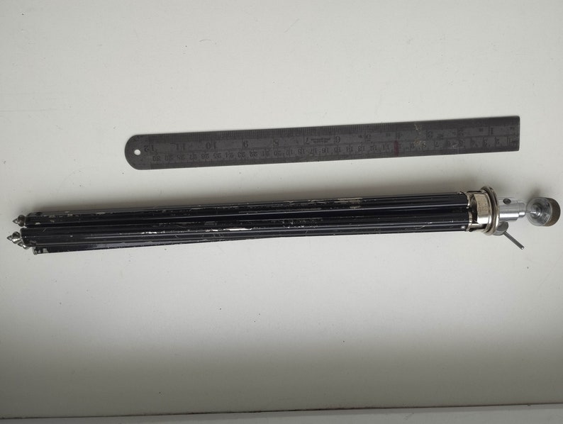 Vintage Early German Photo Camera Tripod, Mount, Storage Tube Stabilo ...