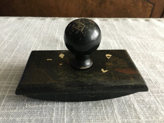 Antique Desk Blotter Rocking Hand Painted Ink Blotter Absorber | Etsy