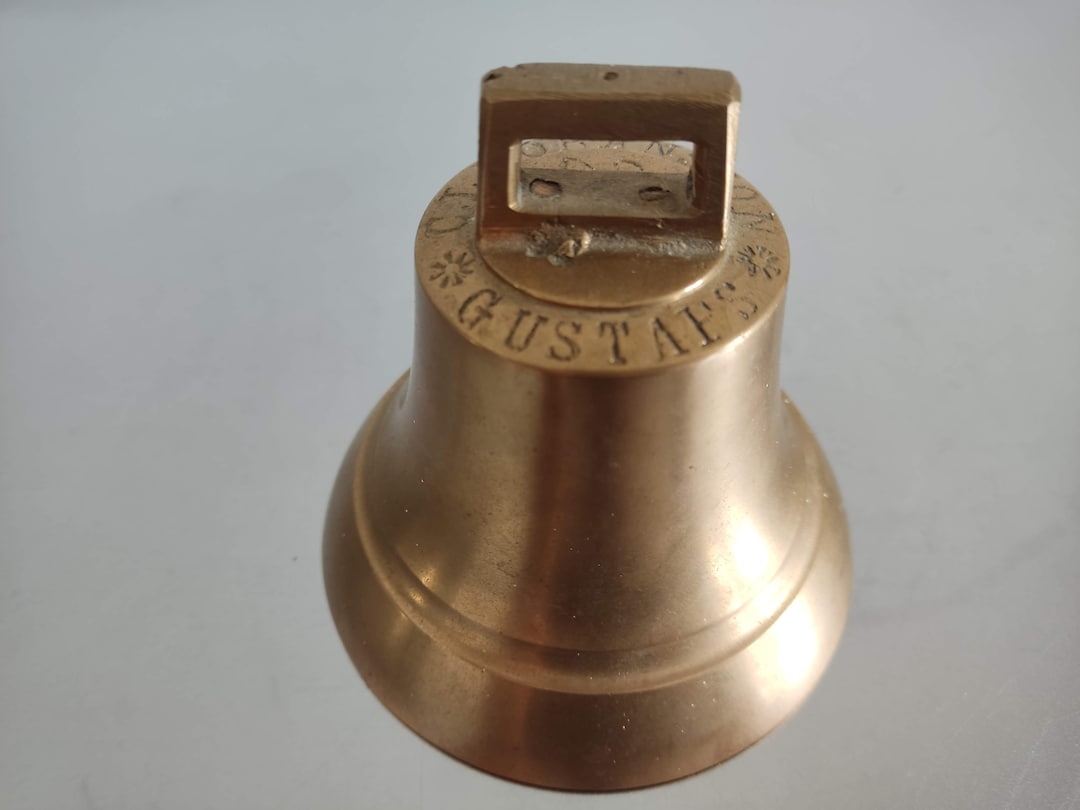 Vintage Bronze Bell Marked C:L Göransson, Gustafs - Etsy