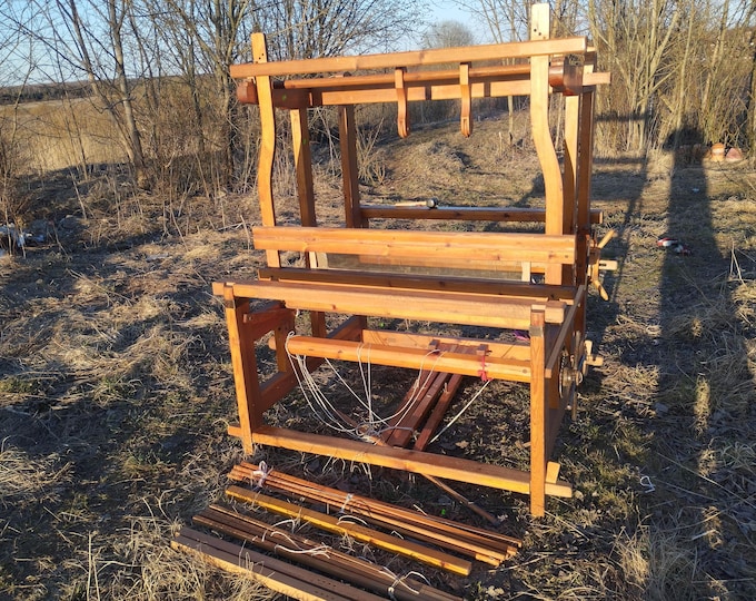Vintage Swedish Standard Counterbalance Pulley Weaving Loom 120cm(47 ...