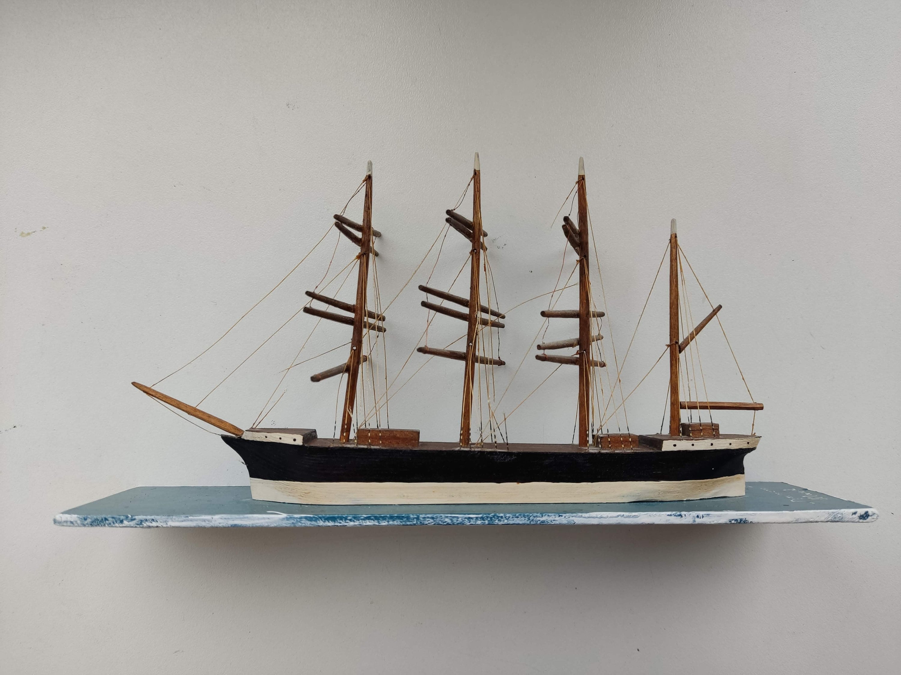 Handcrafted Model of the Famous Grain Ship 'pommern' 1903 Merchant ...
