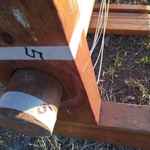 Vintage Swedish Standard Counterbalance Pulley Weaving Loom 120cm(47 ...