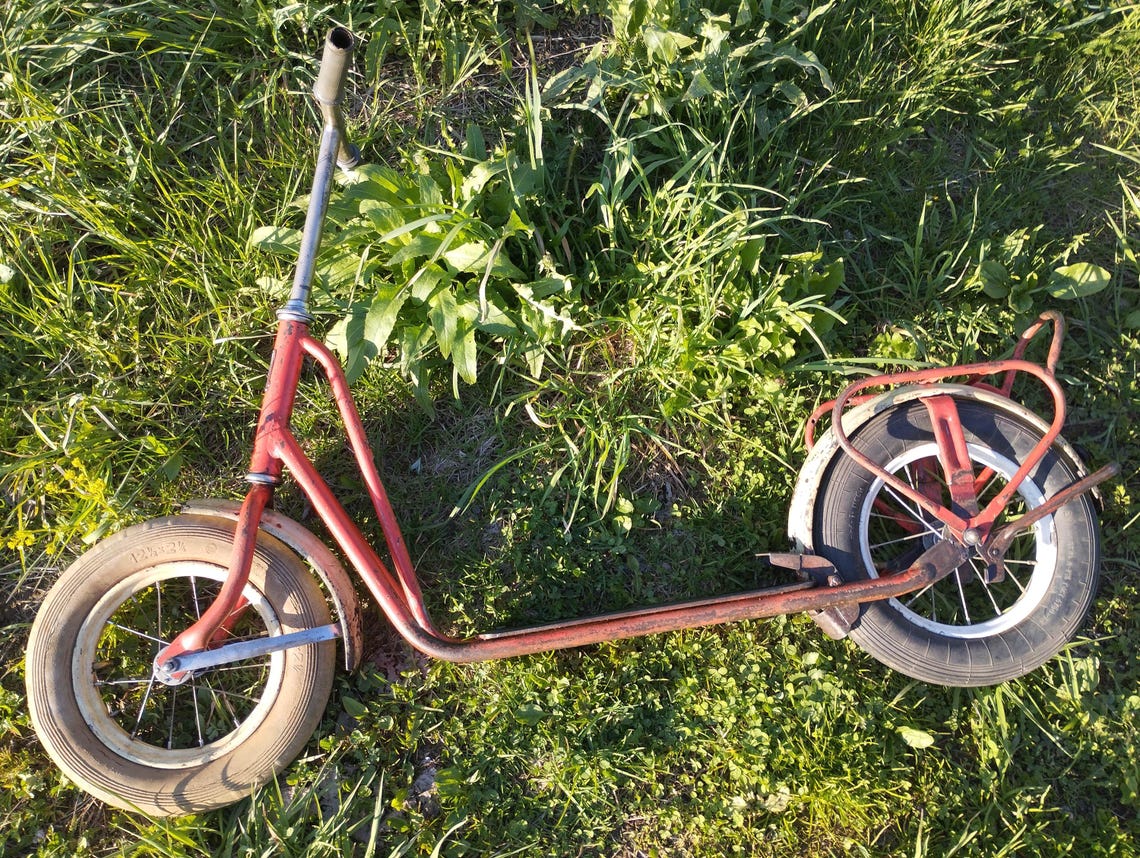 Rare Germany DOBLINA Kick Scooter DDR Tretroller - Roller ...