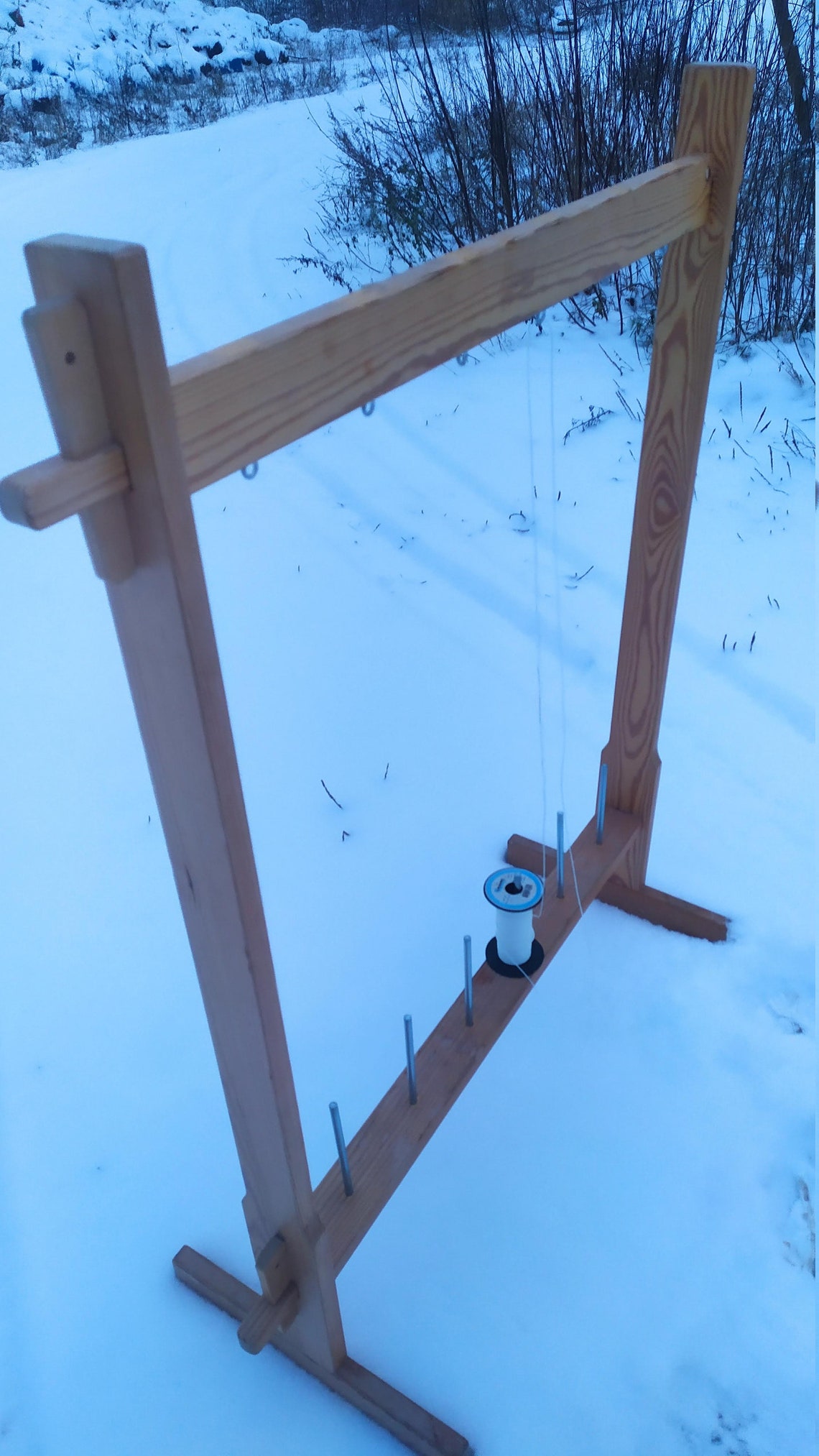 Vintage Wooden Sweden 6 Spool Rack Glimakra | Etsy