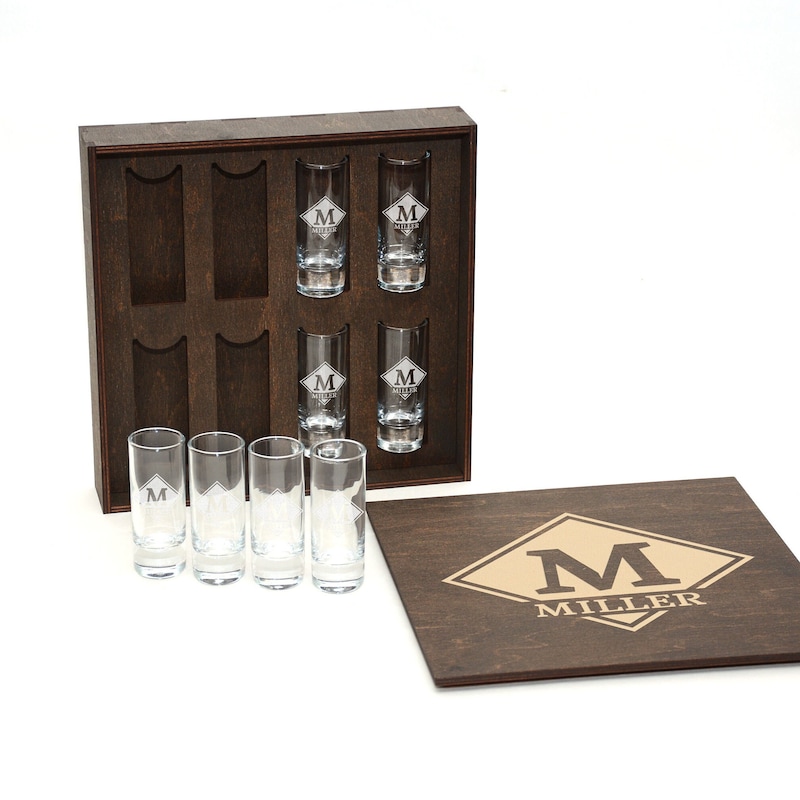 Shot Glass Box - Etsy