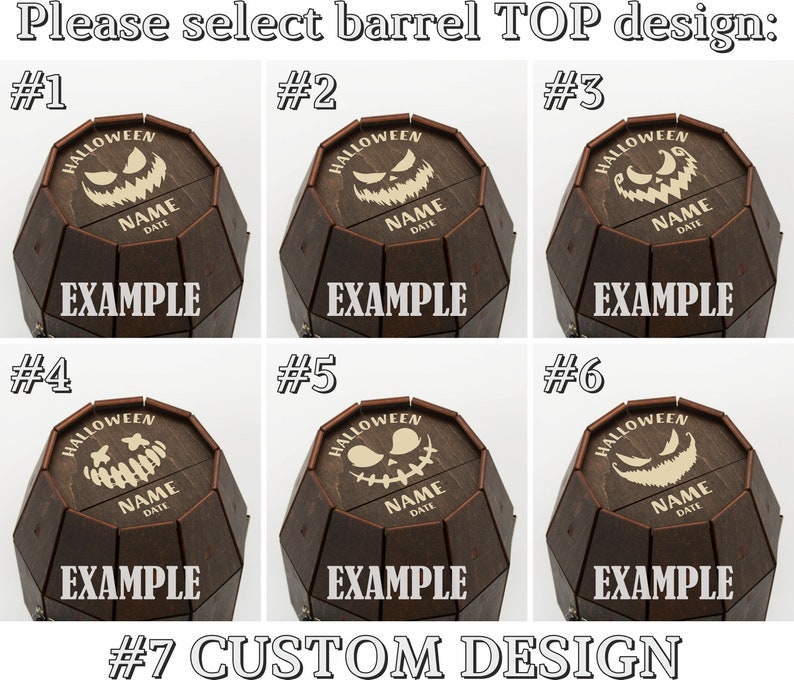 Halloween Gift Beer Glass in Wooden Barrel, Unique Gift for Him, Spooky ...