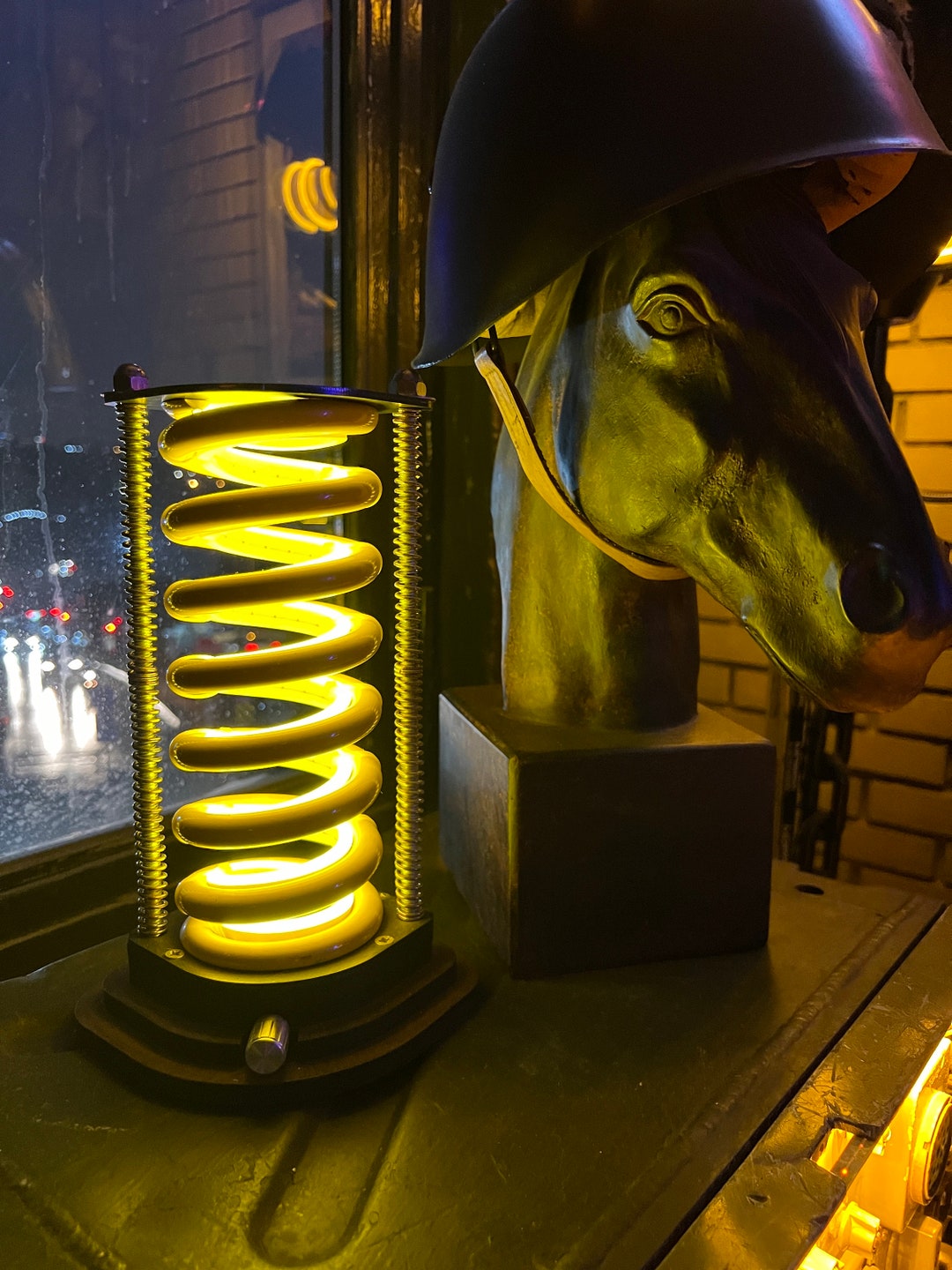 Coil LED Neon Desk Lamp, Car Part Lighting,auto Part Lighting - Etsy