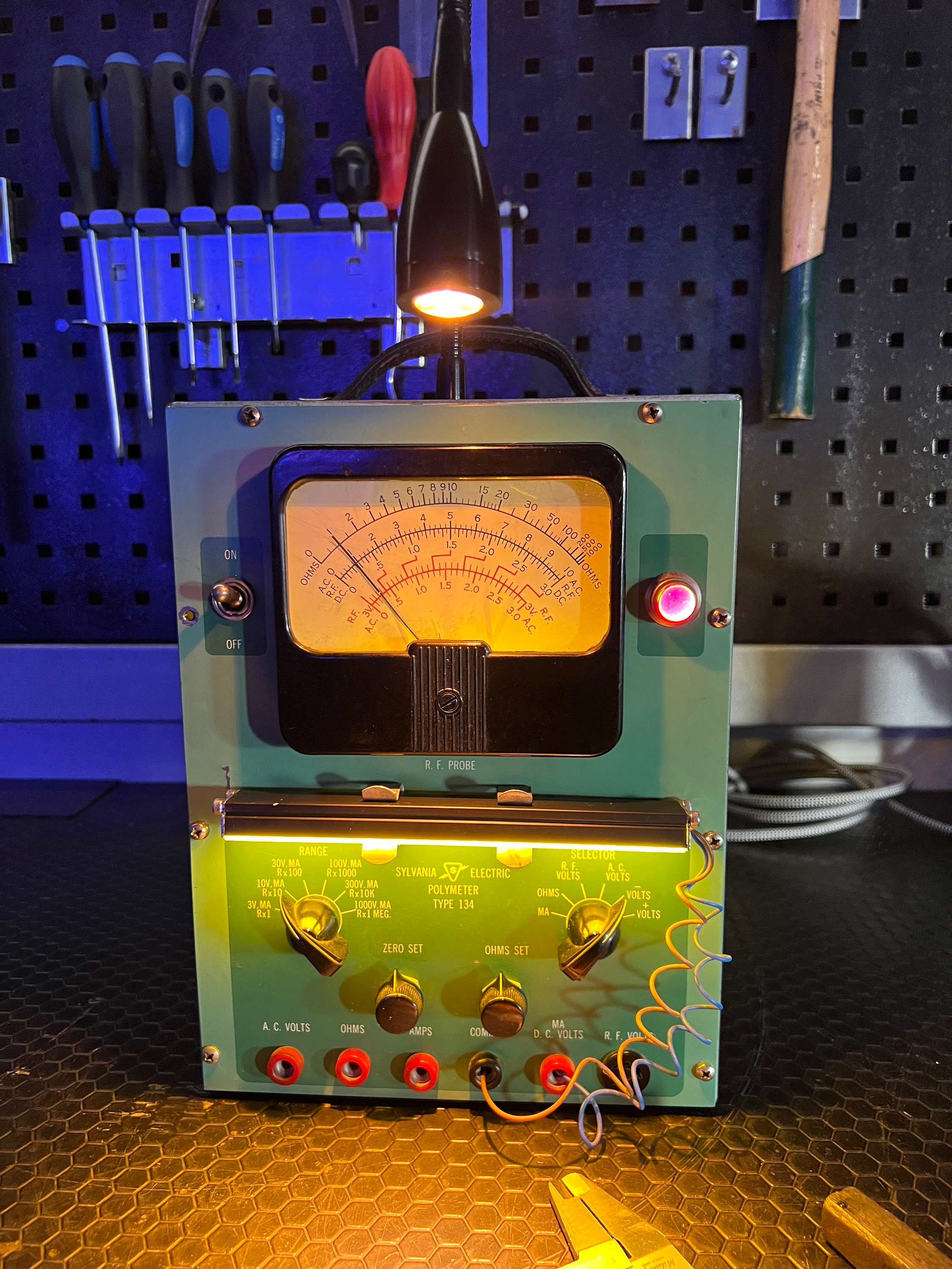 Vintage Polymeter Table Lamp,desk Lamp,steampunk Lighting,desk Lamp ...