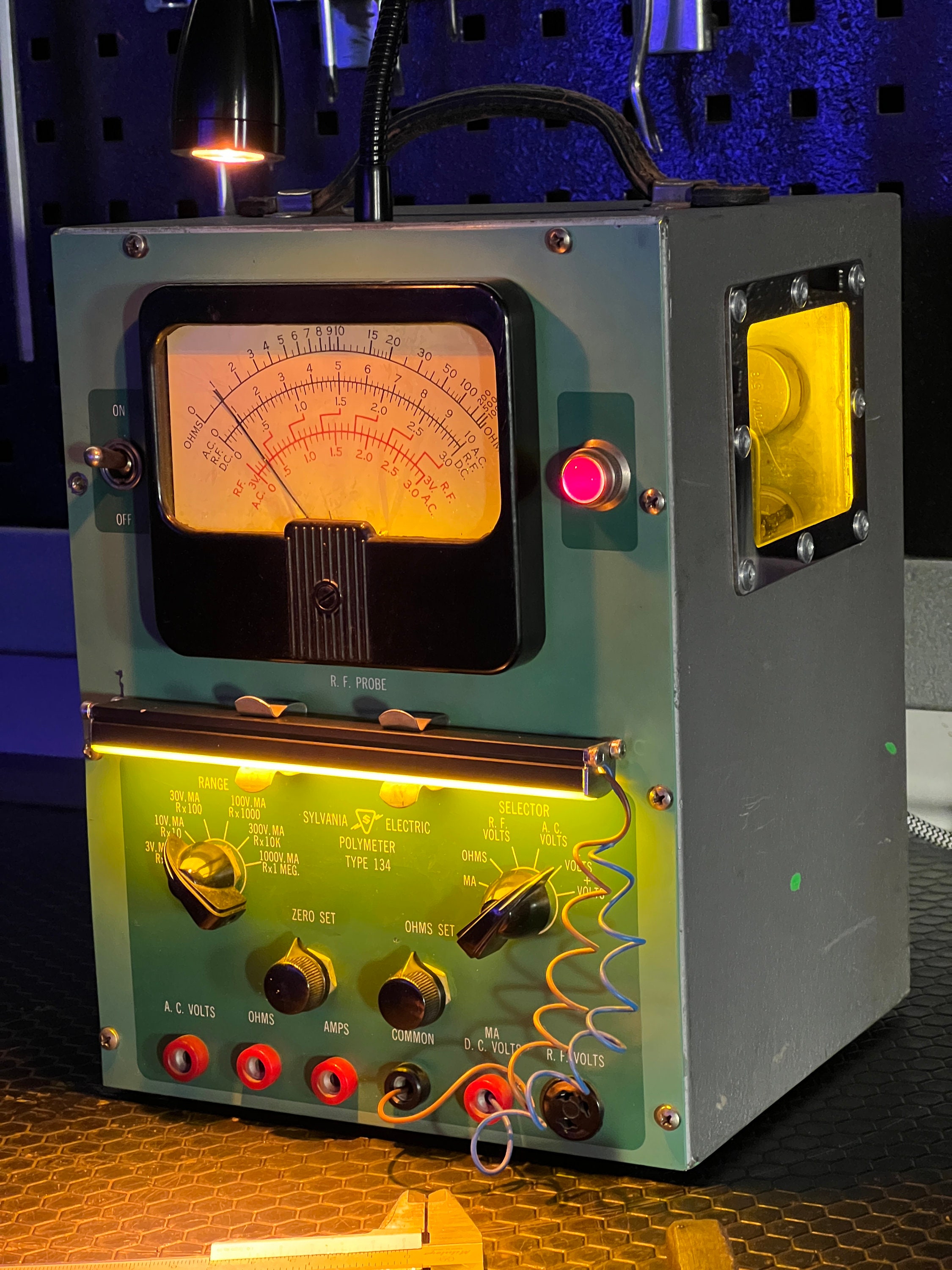 Vintage Polymeter Table Lamp,desk Lamp,steampunk Lighting,desk Lamp ...