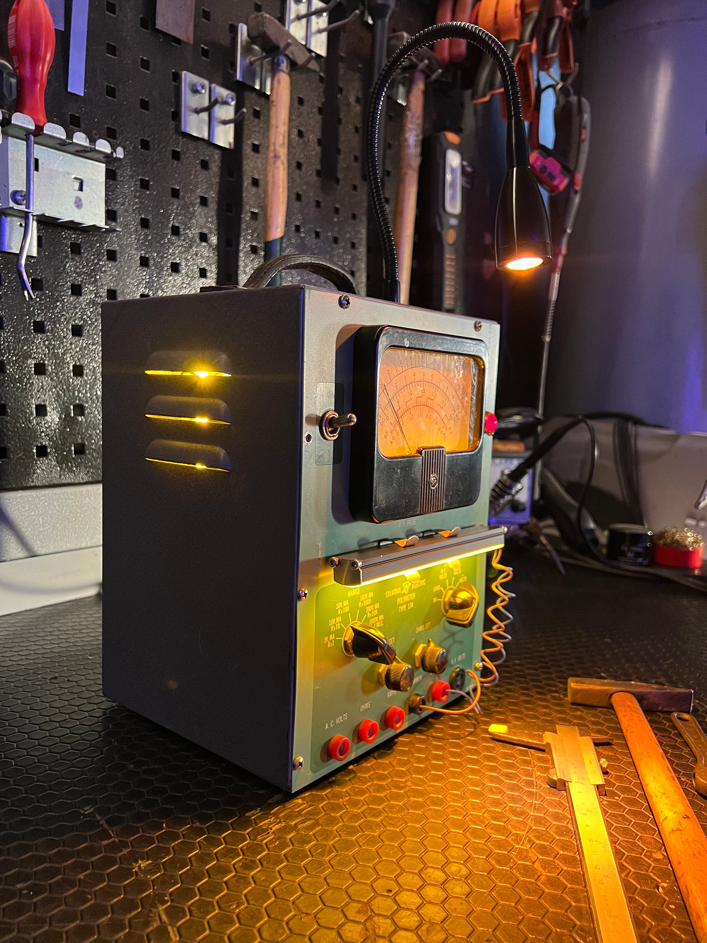 Vintage Polymeter Table Lamp,desk Lamp,steampunk Lighting,desk Lamp ...