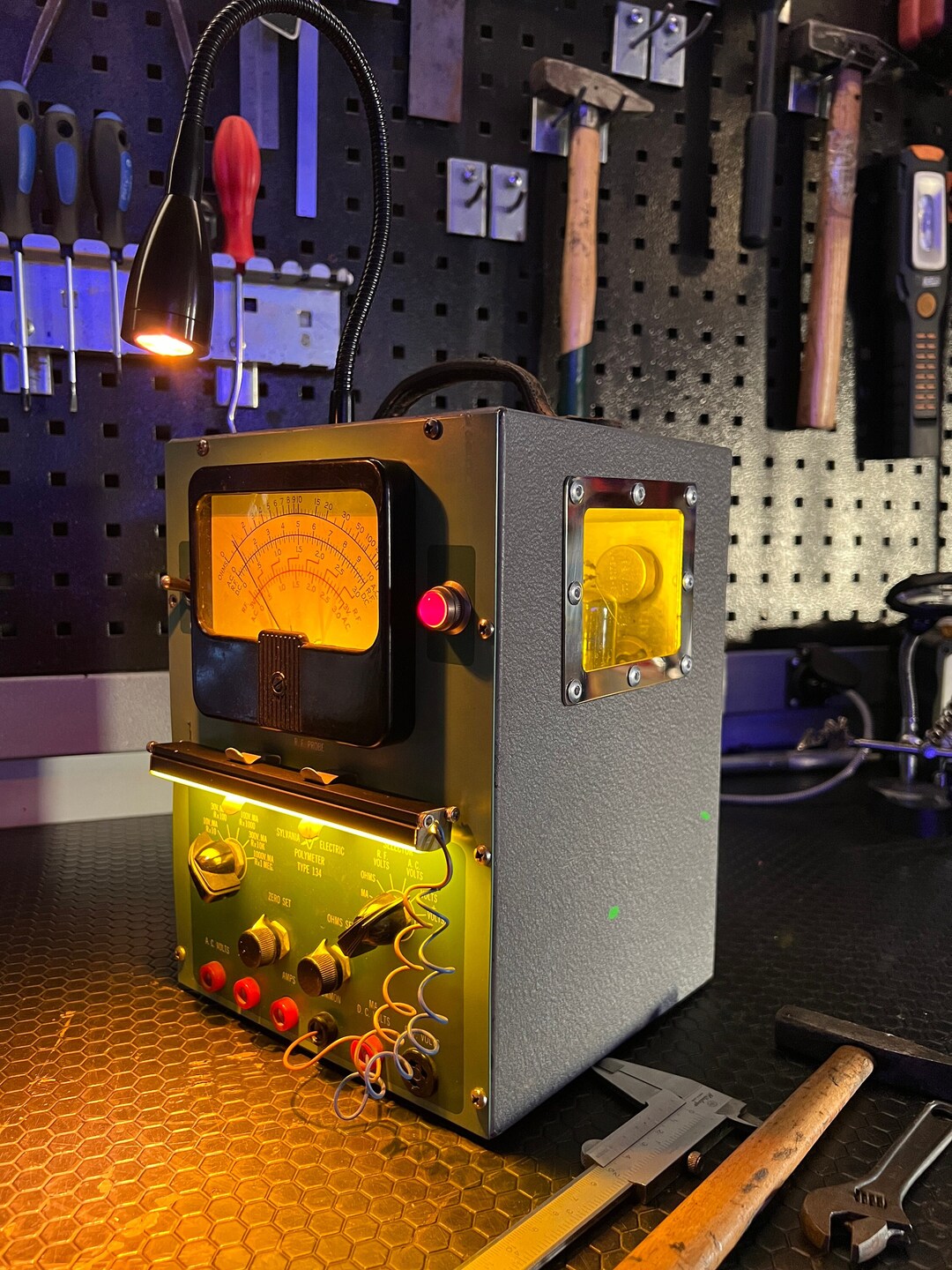 Vintage Polymeter Table Lamp,desk Lamp,steampunk Lighting,desk Lamp ...