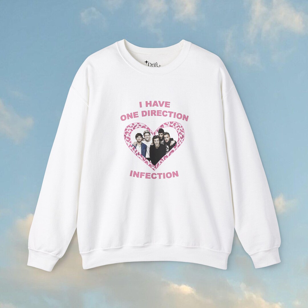 One Direction Infection Sweatshirt, Y2K Style for 1D Fans Unisex ...