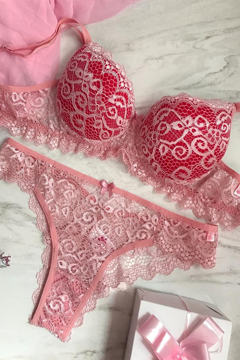Lace Lingerie Set Sexy Lingerie Set Provocative Lingerie Etsy
