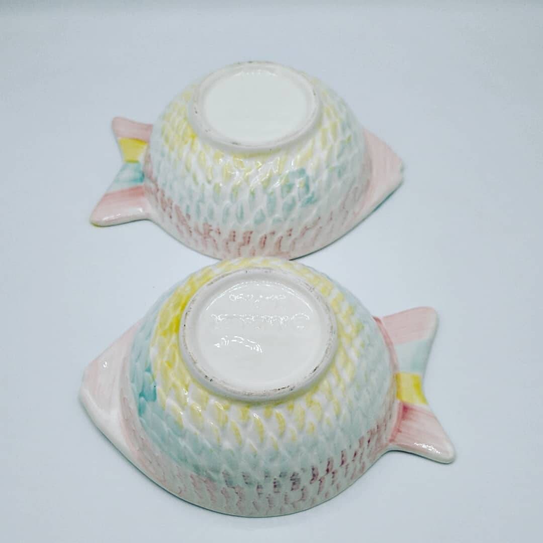 Knobler Japan ceramic fish bowls | Etsy