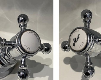 Hot and Cold Stickers for Faucet | Etsy UK