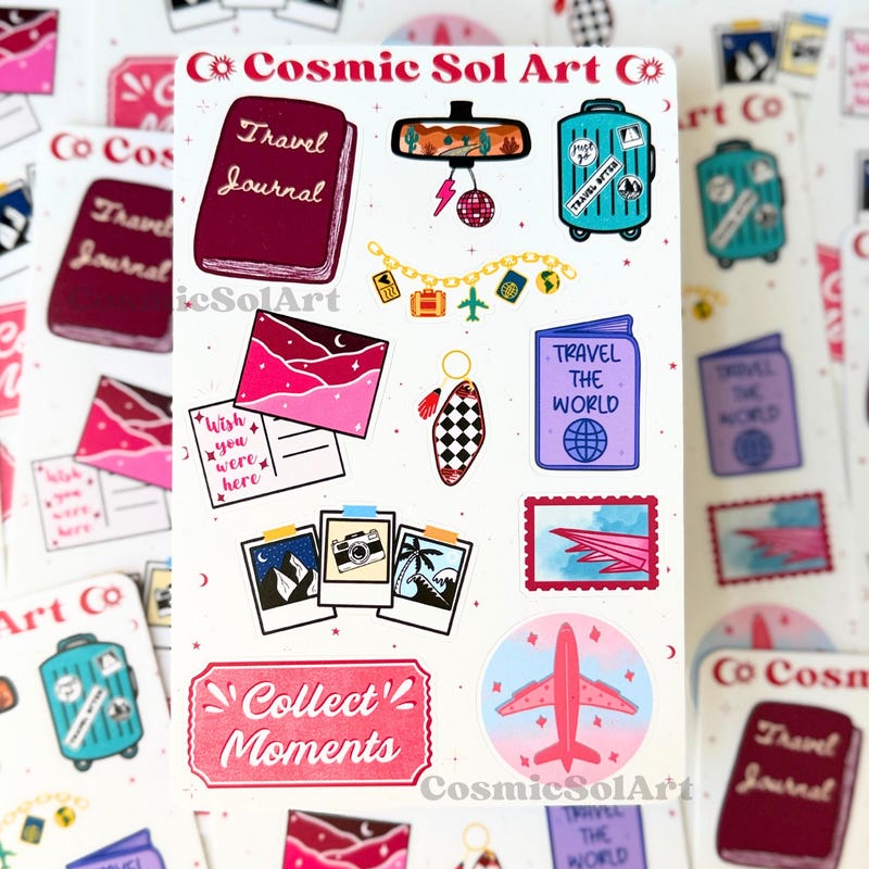 Travel Stickers - Etsy