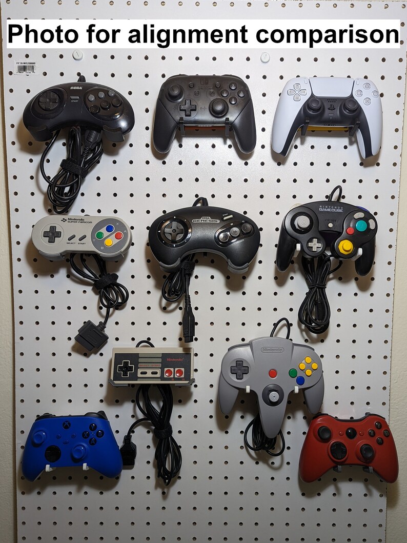 NES Controller Display Mount for Standard Pegboard Nintendo - Etsy