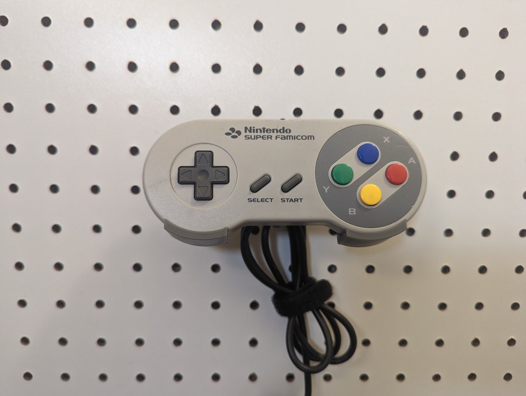 SNES Controller Holder Display for Standard Pegboard Super Nintendo ...
