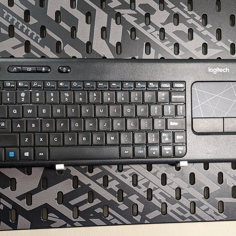 Pegboard Keyboard Holder - Etsy