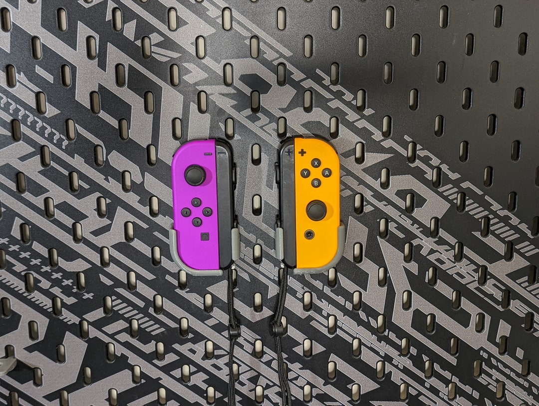 Nintendo Switch Joycon Remote Display Holder for IKEA Skadis Uppspel ...