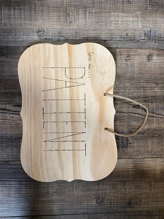 8x12 Scalloped Wooden Signs | Etsy