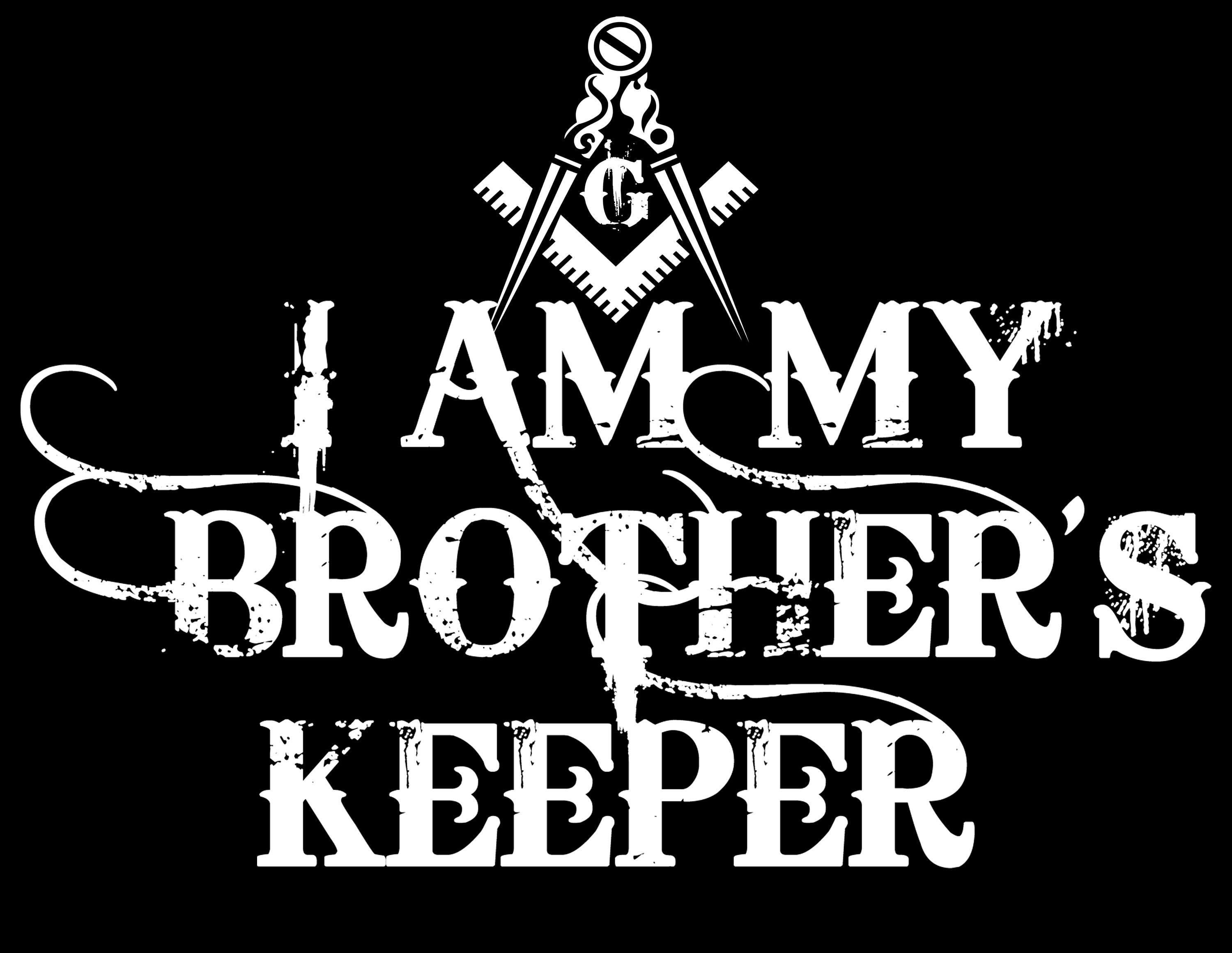 I Am My Brothers Keeper White Masonic Image PNG | JPG - Etsy