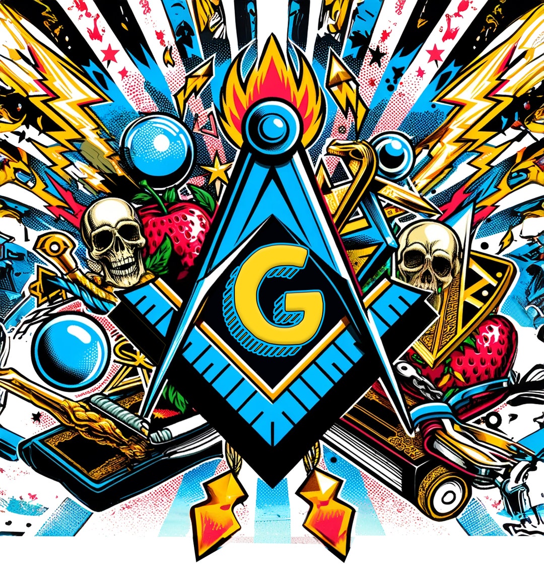 Comic Freemason JPG | PNG - Etsy