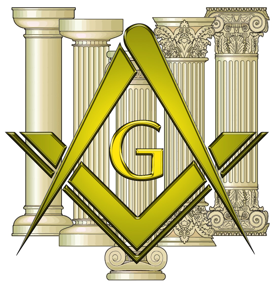 Masonic Pillars PNG | JPG - Etsy