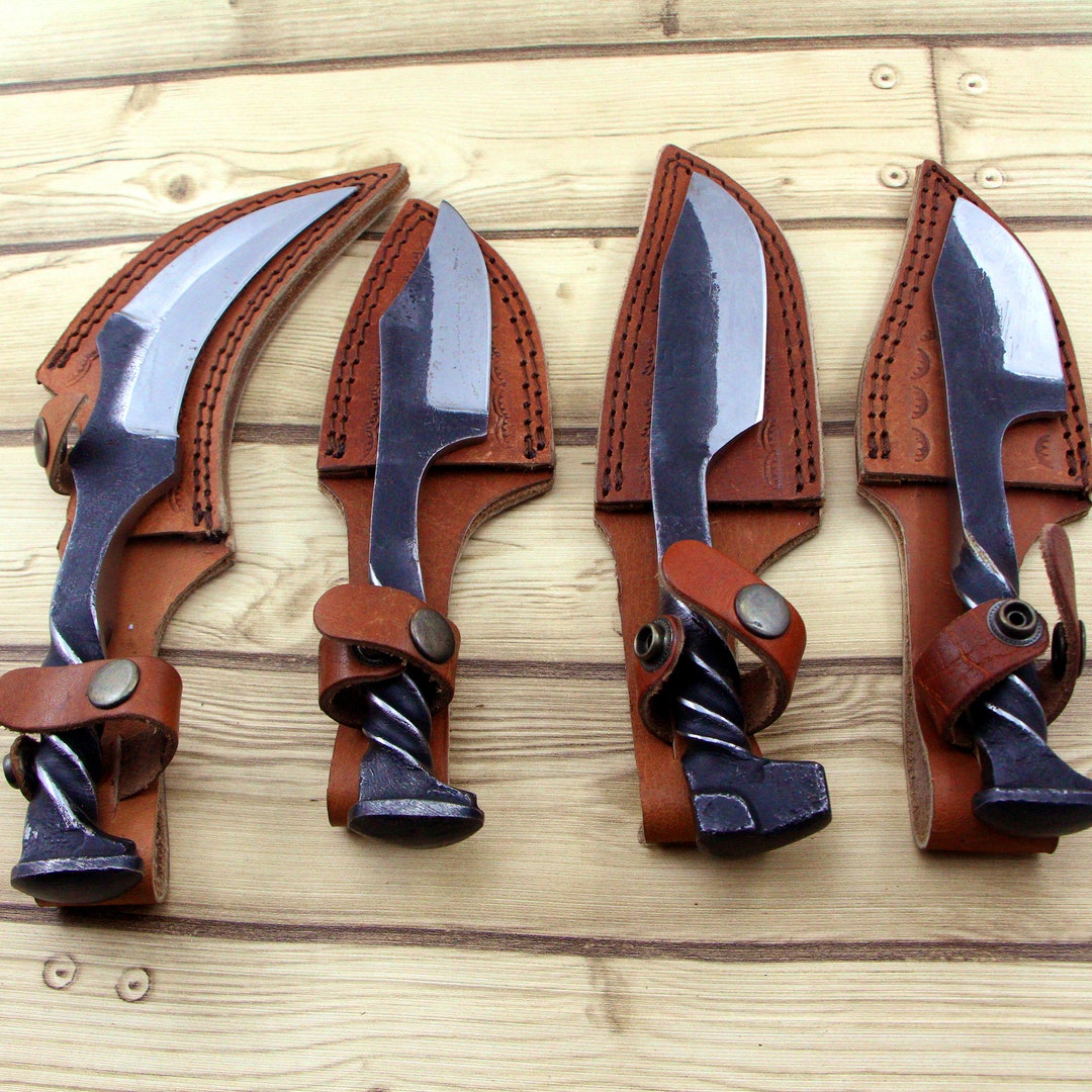 Rail Spike Knife Railroad Spike Knives Medieval Knife - Etsy