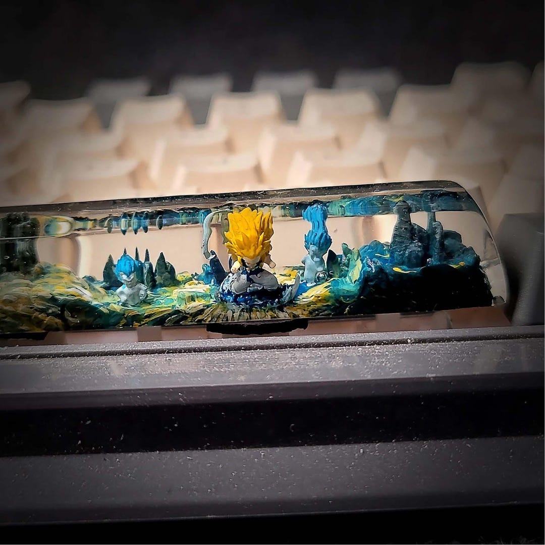 Dragon Ball Spacebar Artisan Keycaps Epoxy Resin - Etsy Canada
