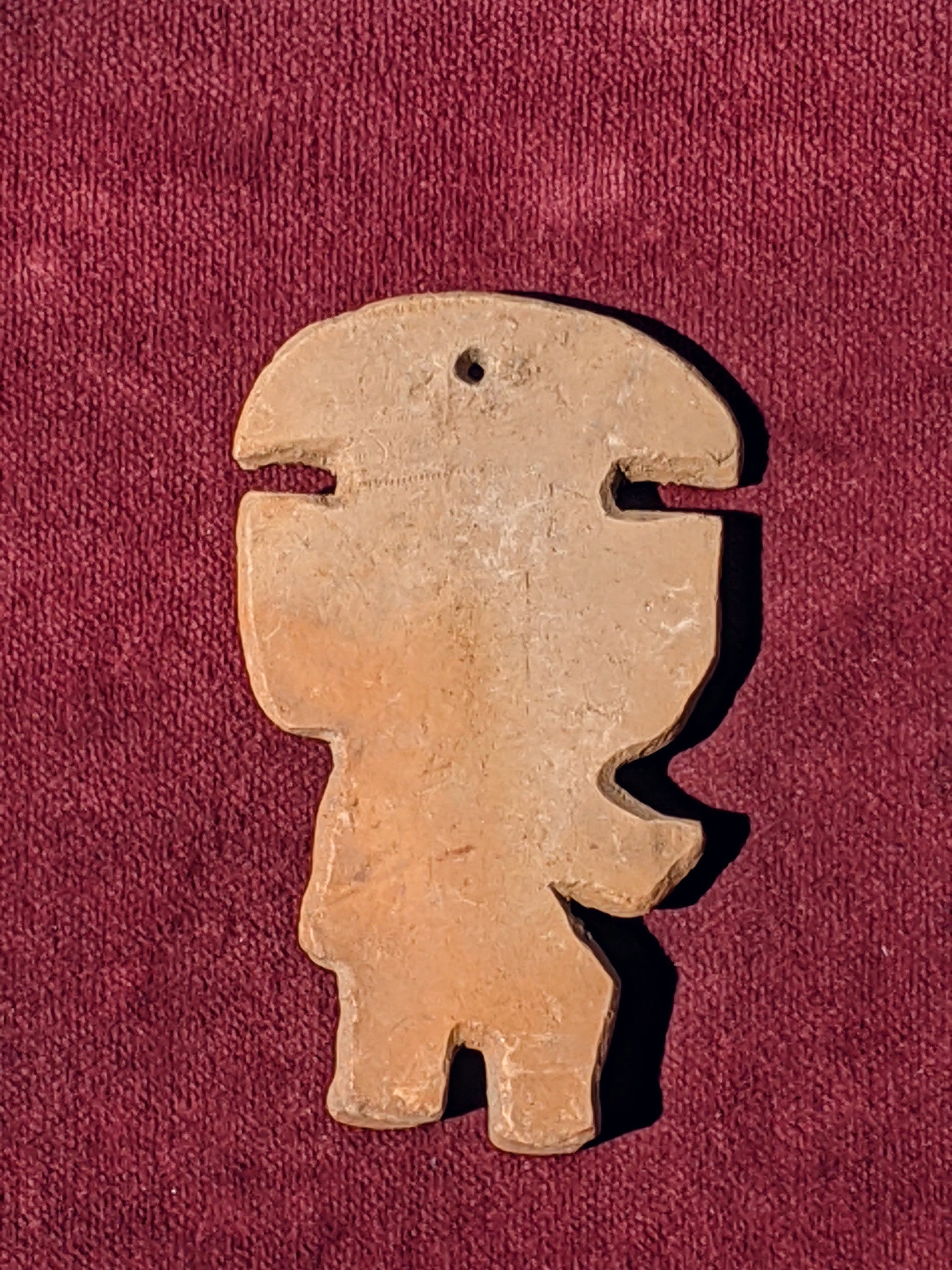 Multiple Vintage Mayan Terracotta Flat Talisman Figurines, 20th Century ...