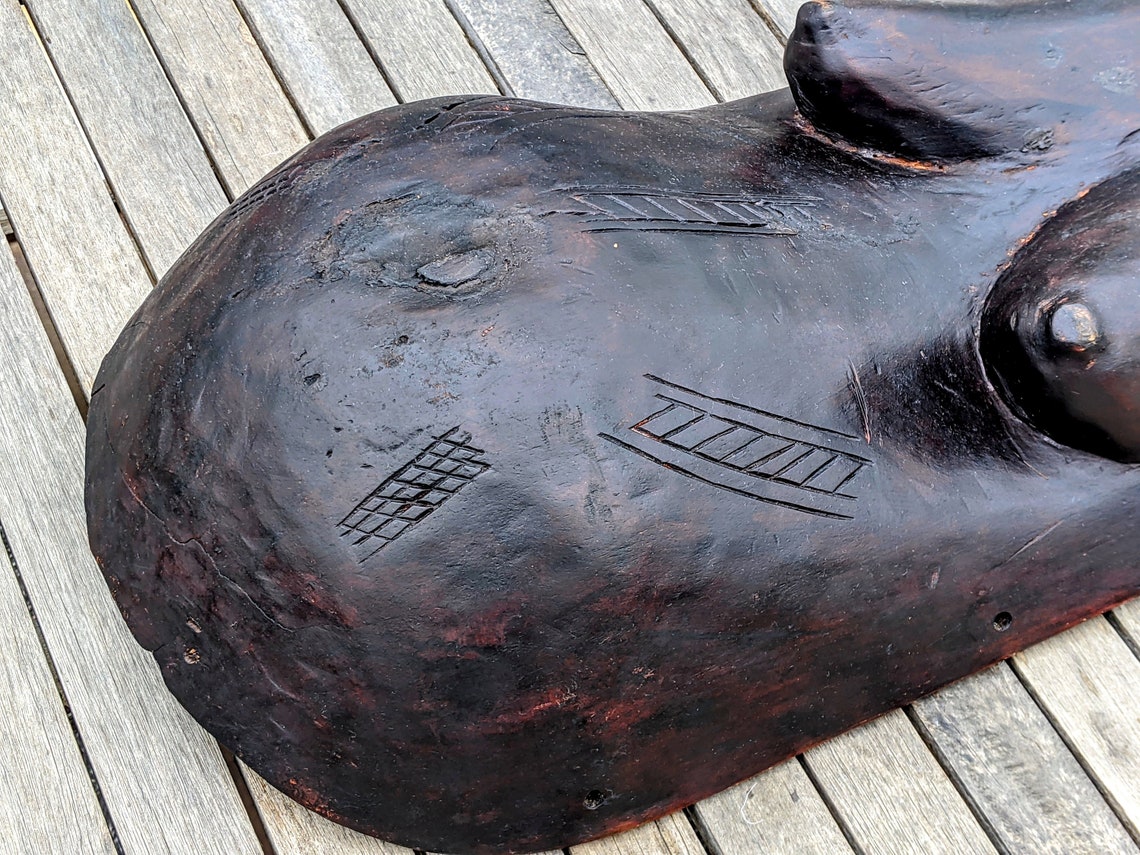 Makonde Carved-wood Pregnancy Fertility Body Mask, East Africa, 20th ...