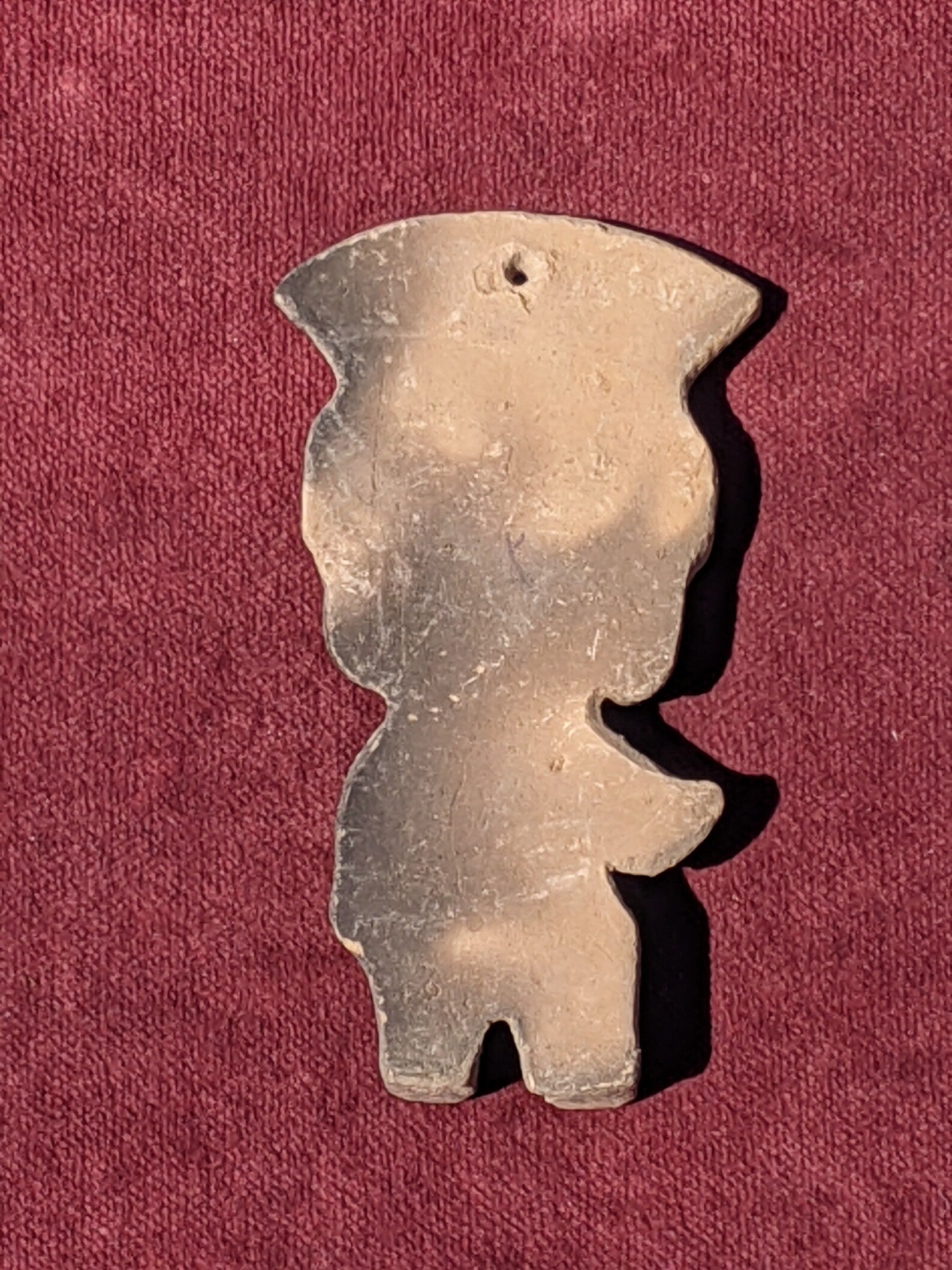 Multiple Vintage Mayan Terracotta Flat Talisman Figurines, 20th Century ...