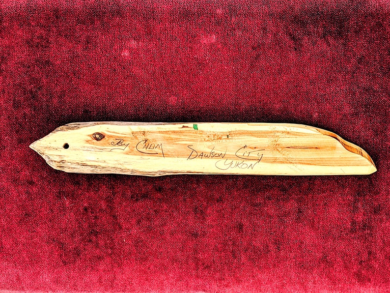 Signed First Nation Hand-carved Tribal Tree Spirit Totem, Yukon Native ...