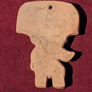 Multiple Vintage Mayan Terracotta Flat Talisman Figurines, 20th Century ...