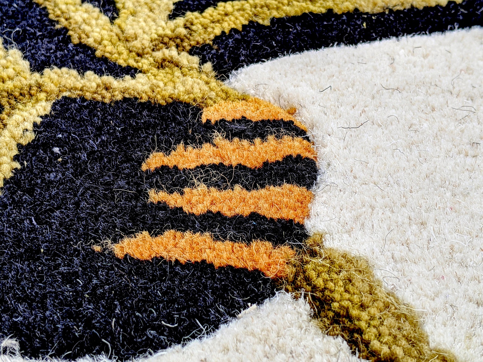 Eastern Indian Hand-tufted Panda Accent Rug/mat, Panda Spirit Animal ...