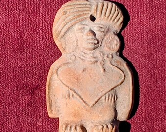 Multiple Vintage Mayan Terracotta Flat Talisman Figurines | Etsy