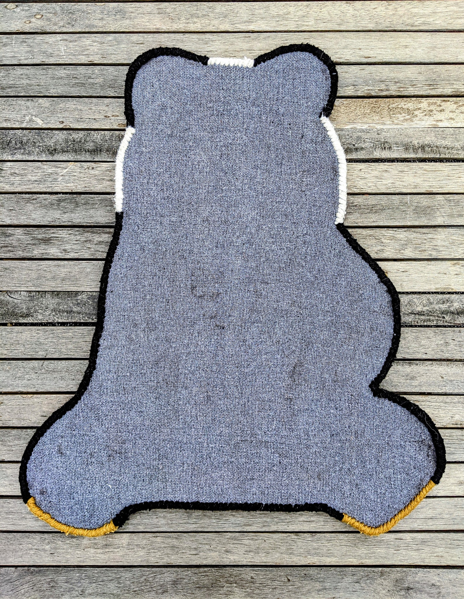 Eastern Indian Hand-tufted Panda Accent Rug/mat, Panda Spirit Animal ...