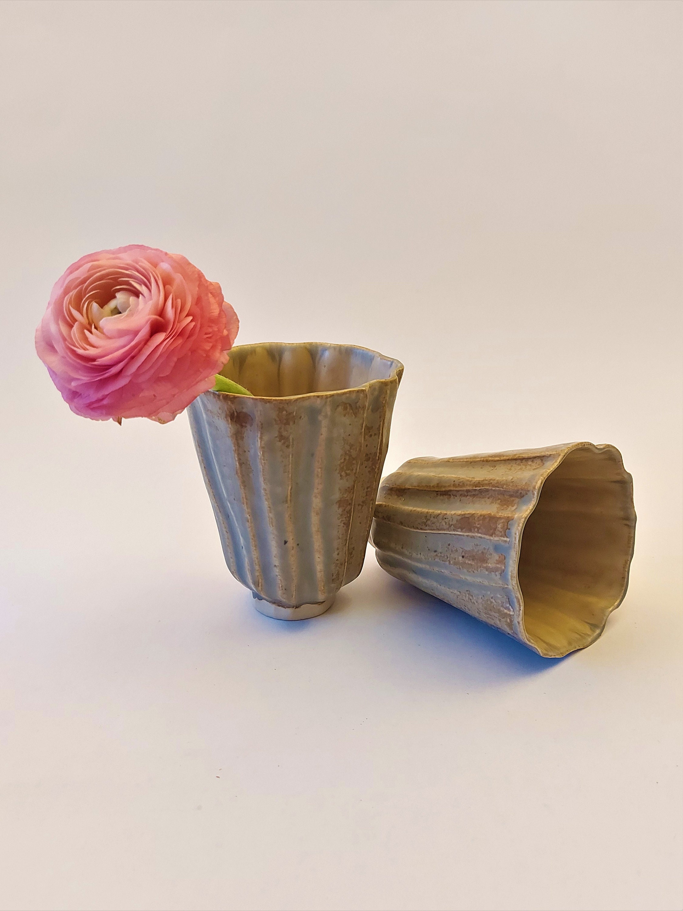 Organic Formed Vase / Beaker - Etsy
