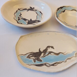 Hand Built Orca Plate - Etsy