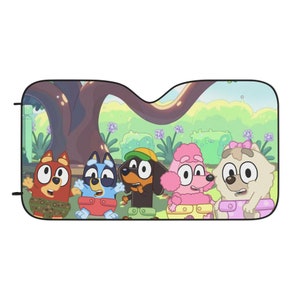 Bluey and Friends Car Sun Shades - Etsy