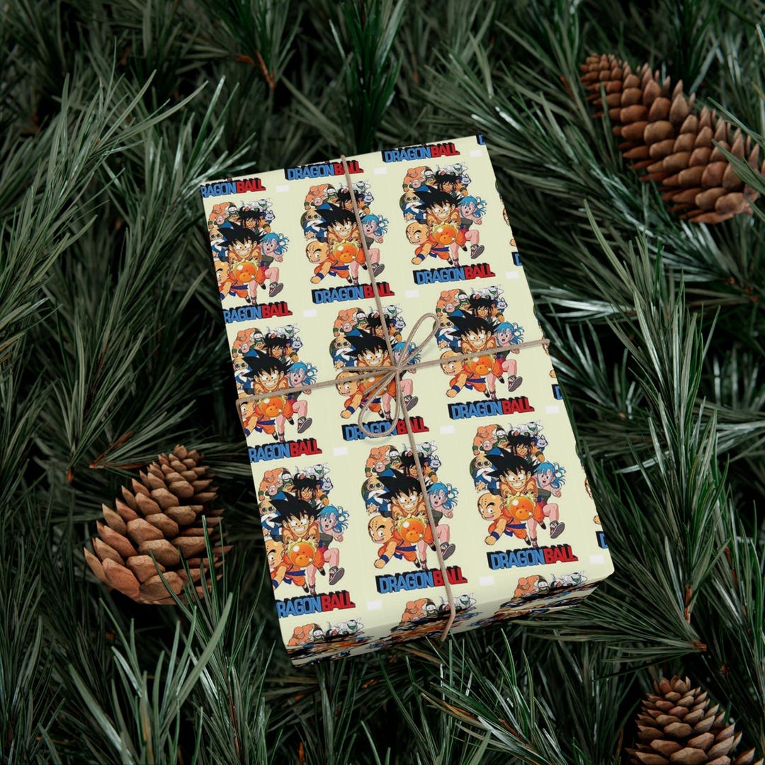 Gift Wrap Papers Dragon Ball , Anime Gift Wrap, Comic Book Wrapping ...