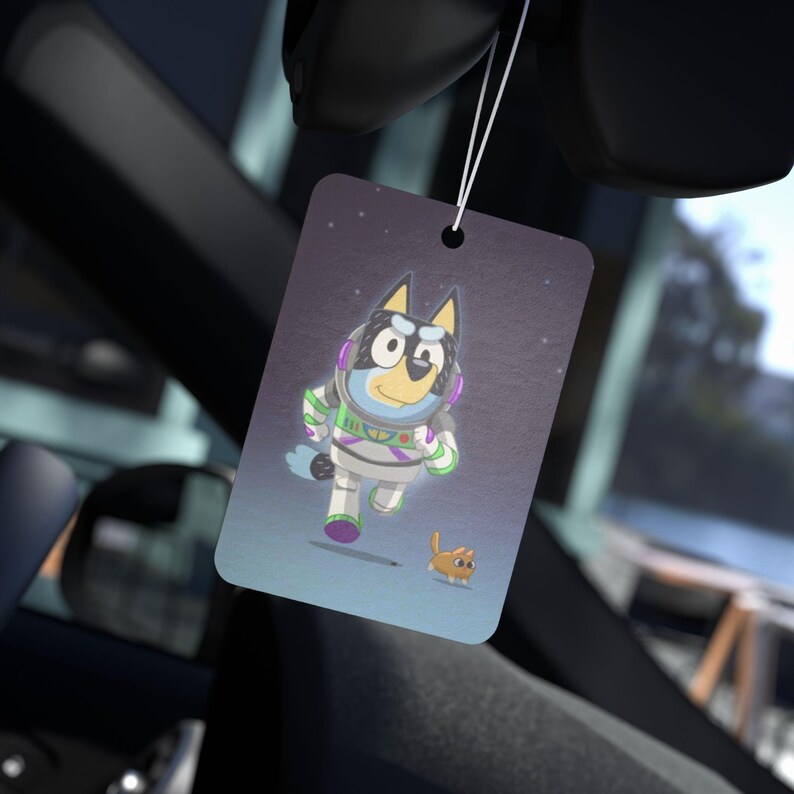 Car Air Freshener Bluey Bandit Buzzlight Scent, Car Accessories ...