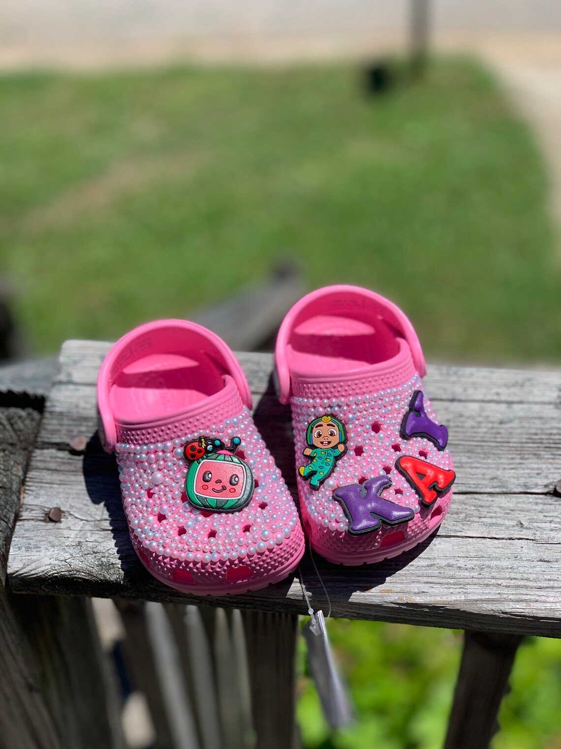 Bedazzled Cocomelon Crocs - Etsy