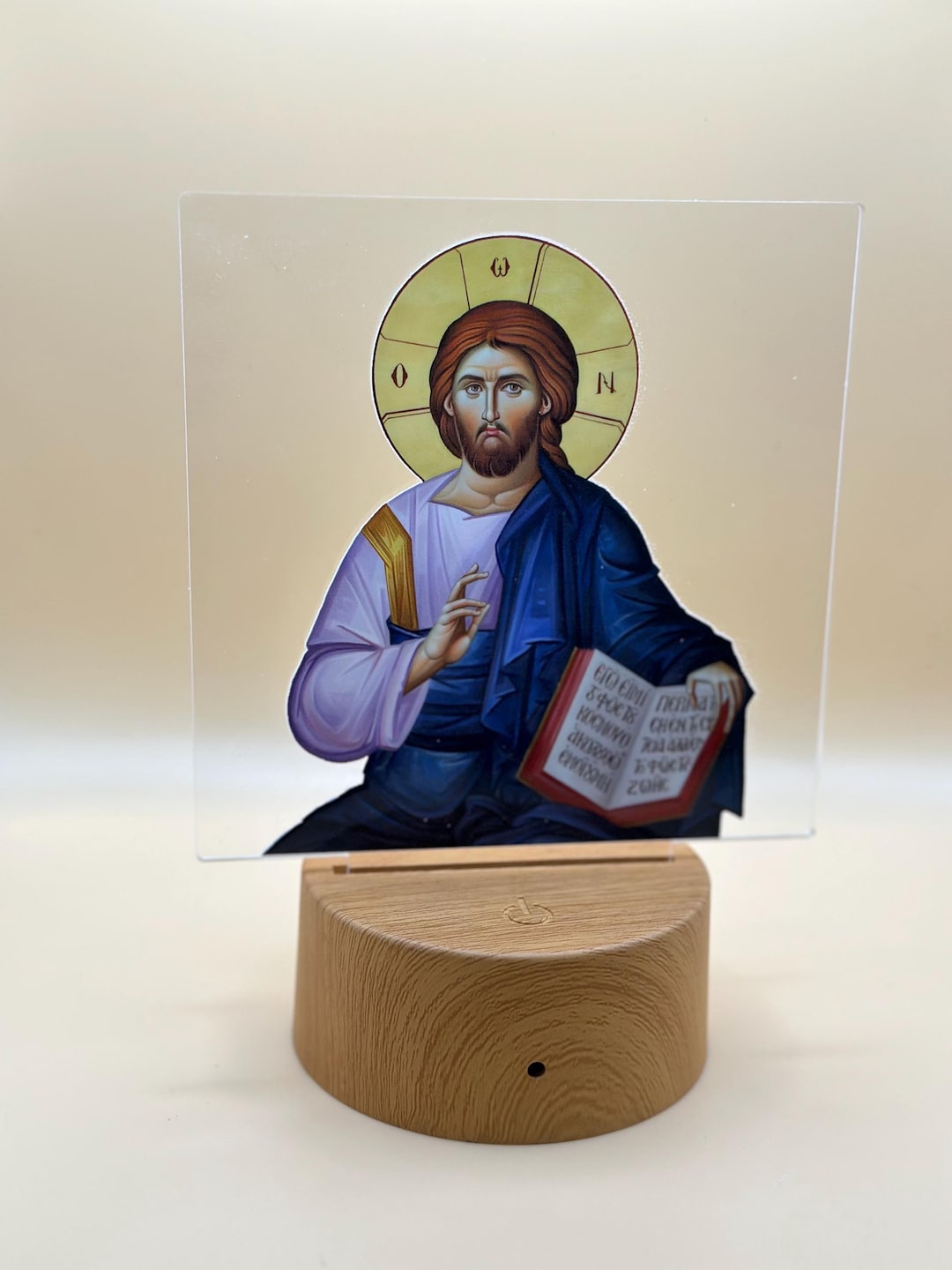 Beautiful Greek Orthodox Icons With Light - Etsy