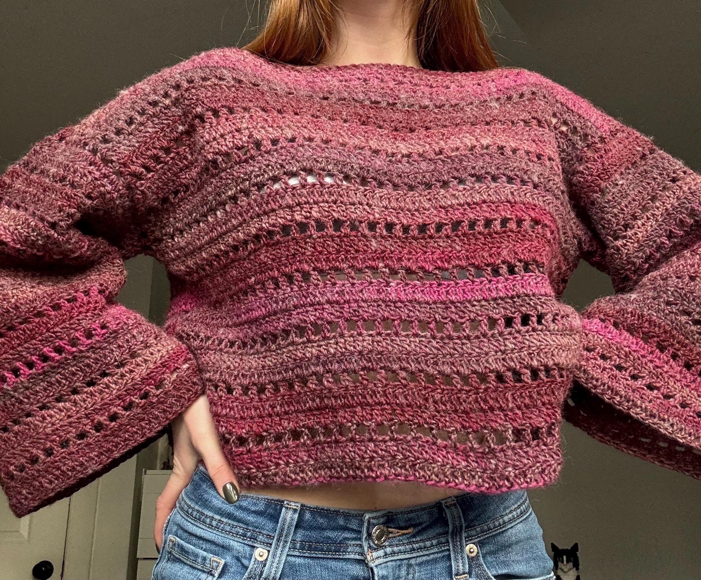 The Kenzie Sweater Crochet Pattern - Etsy