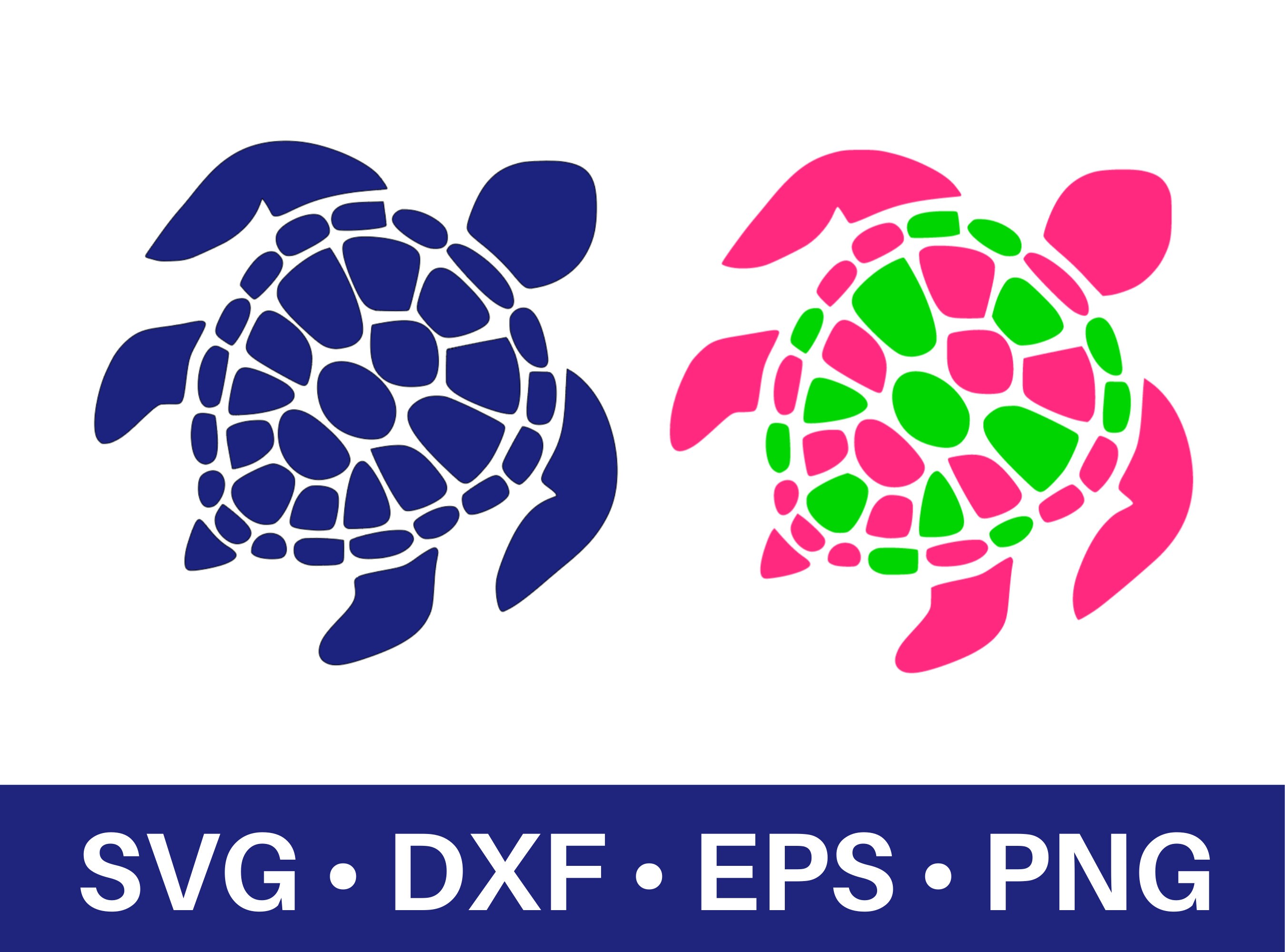 Sea Turtle Cut Files Sea Turtle Monogram Sea Turtle SVG - Etsy